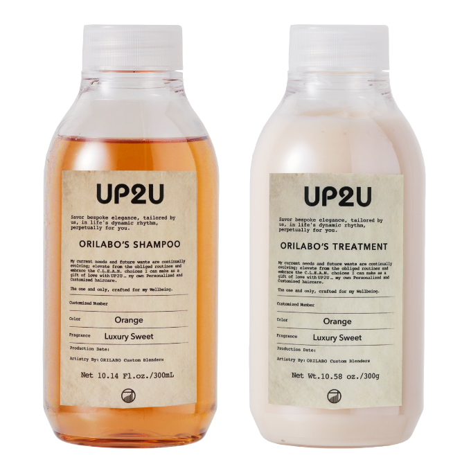 UP2U（アップトゥユー）ヘアケア | パーソナライズシャンプー＆コンディショナー